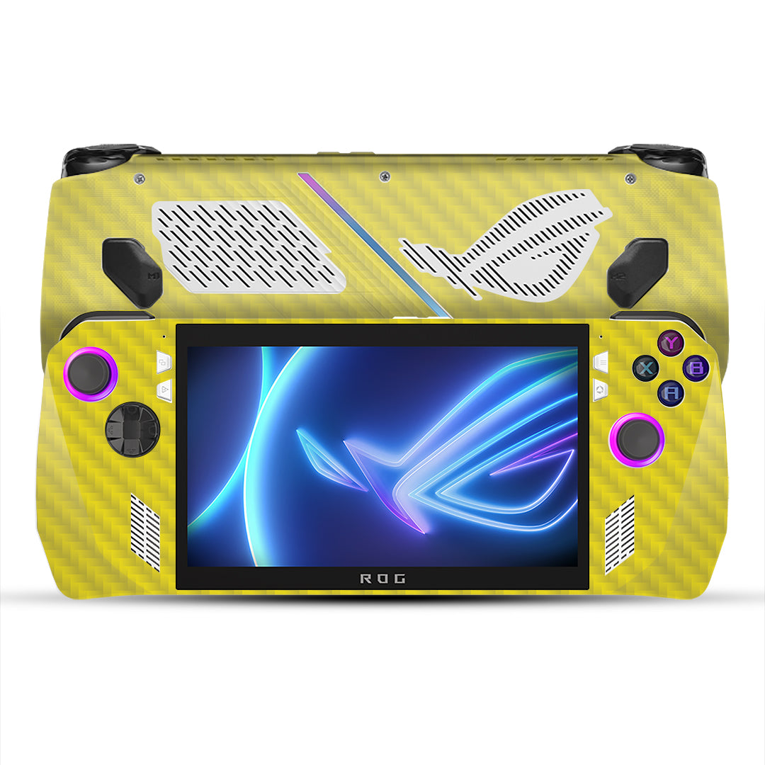 Rog Ally Yellow Carbon Fiber COS0003 – GeekIT