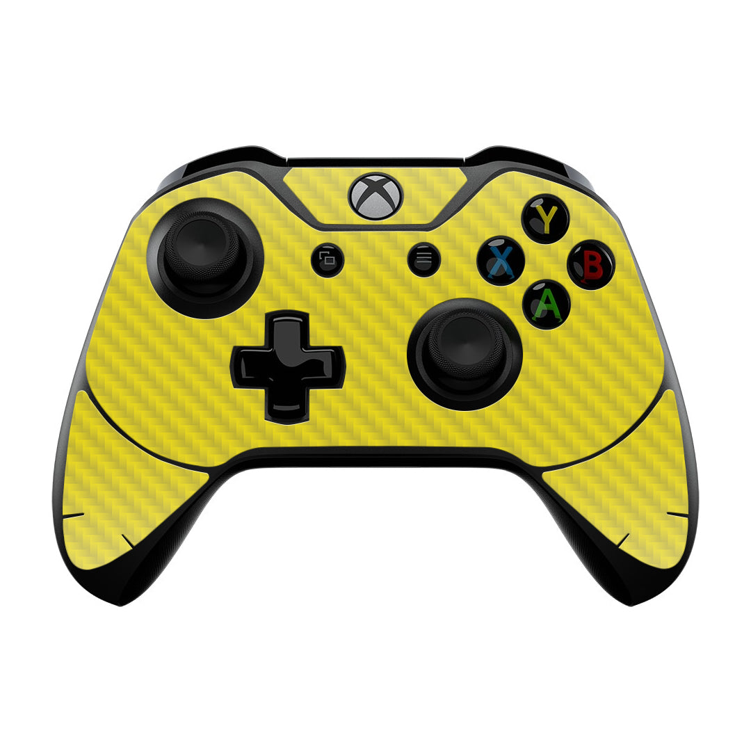 Xbox One Controller Yellow Carbon Fiber Skin COS0003 – GeekIT